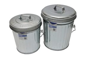 6 Gallon Galvanized Trash Can With Lid - In The Ditch Towing Products